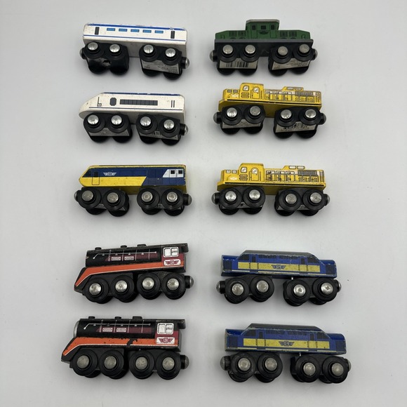 Maxima | Toys | Maxim Enterprises Wooden Train Engines Magnetic ...